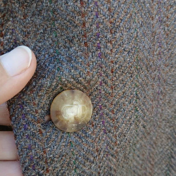 Vintage Geoffrey Beene Wool Tweed Sport Coat